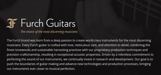 Furch – RnR Guitar Concierge